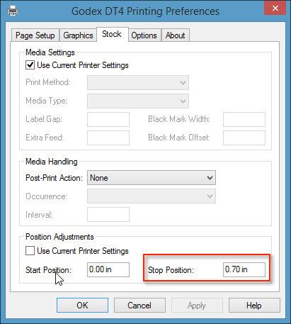 TouchPoint Software Documentation | GoDEX Printer Settings for Check-In ...